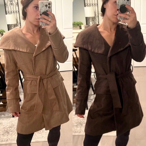 DIAA | Jackets & Coats | New 2 Coats Bundle Winter Wool Wrap Coats ...